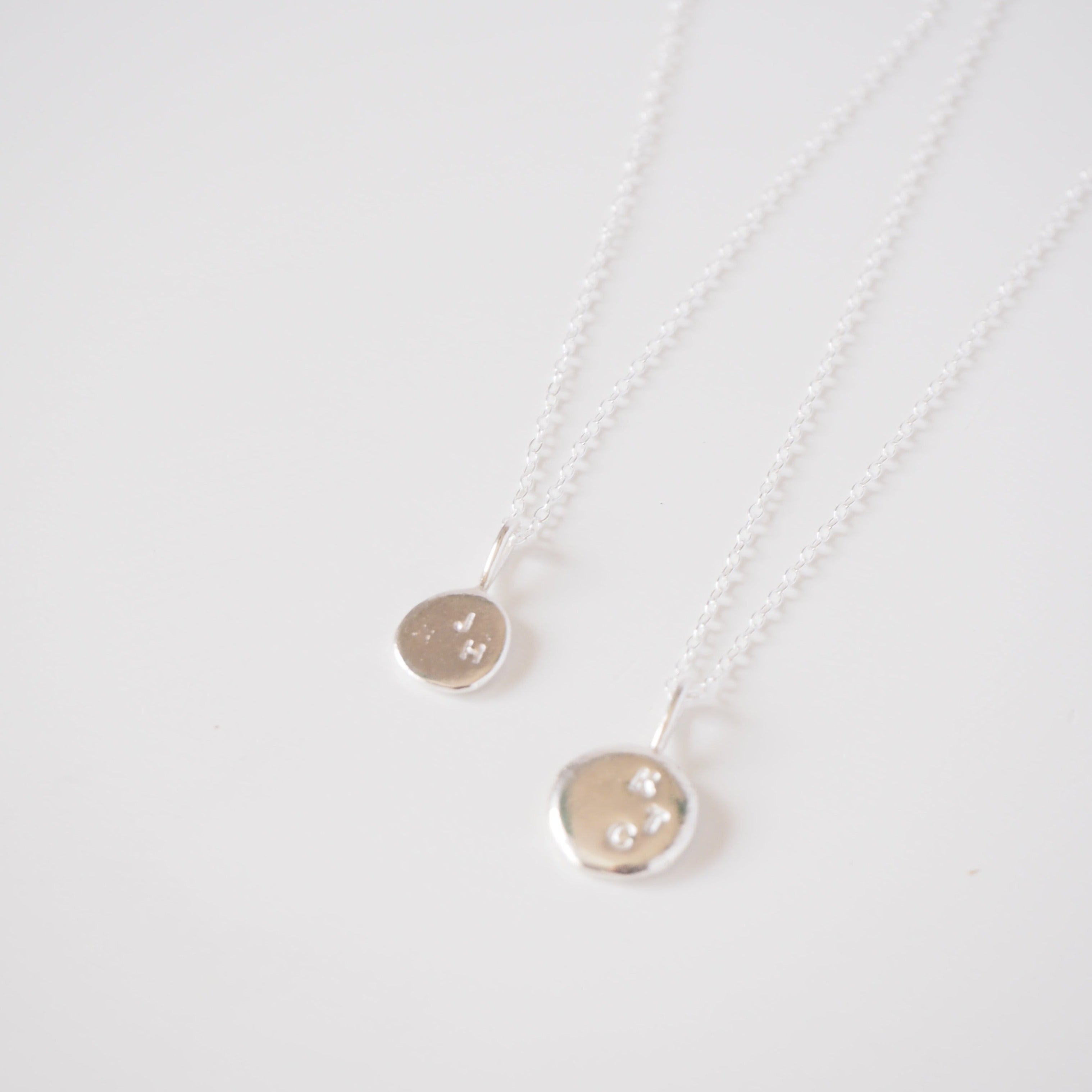 Molten Initial Necklace – Daint Jewellery