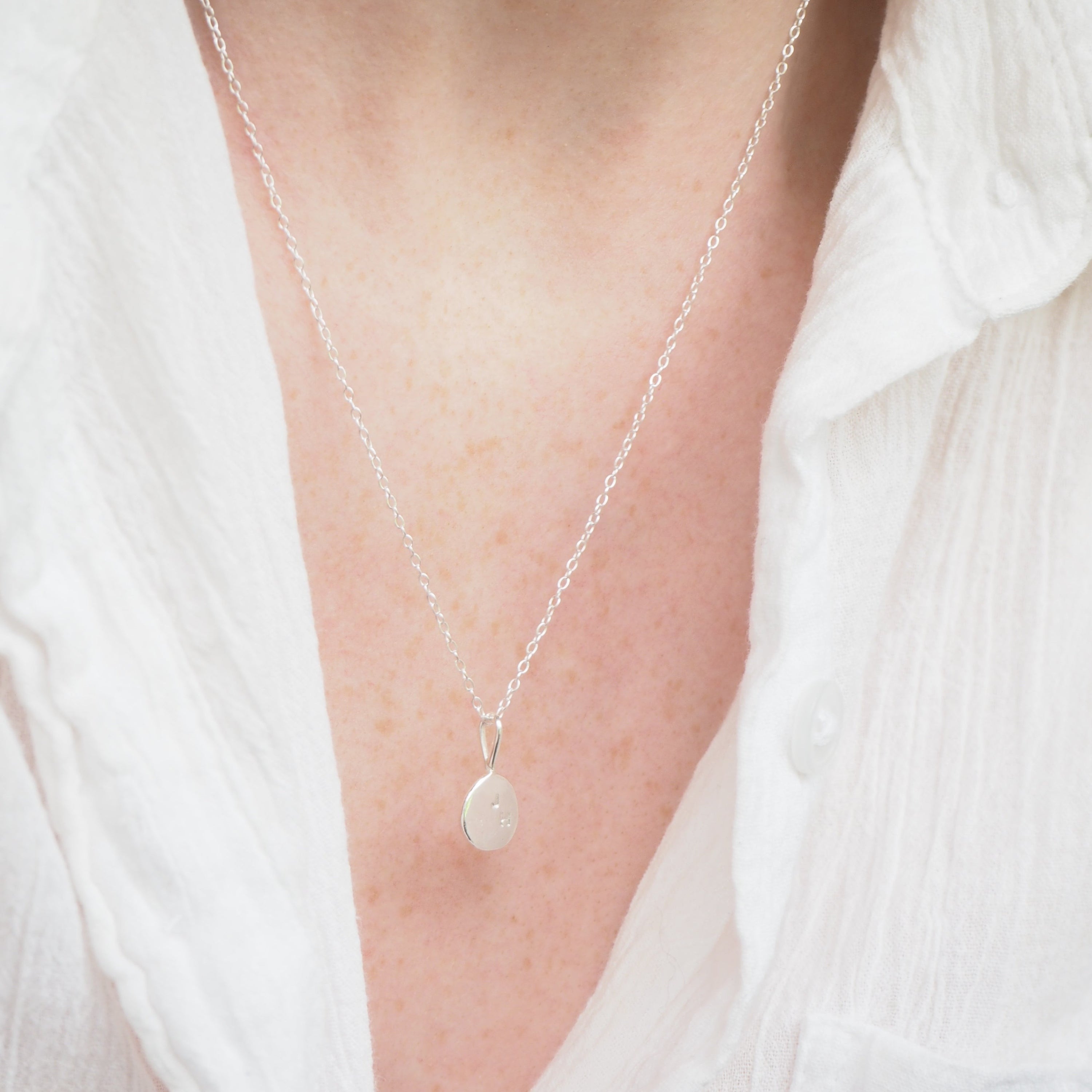 Molten Initial Necklace – Daint Jewellery
