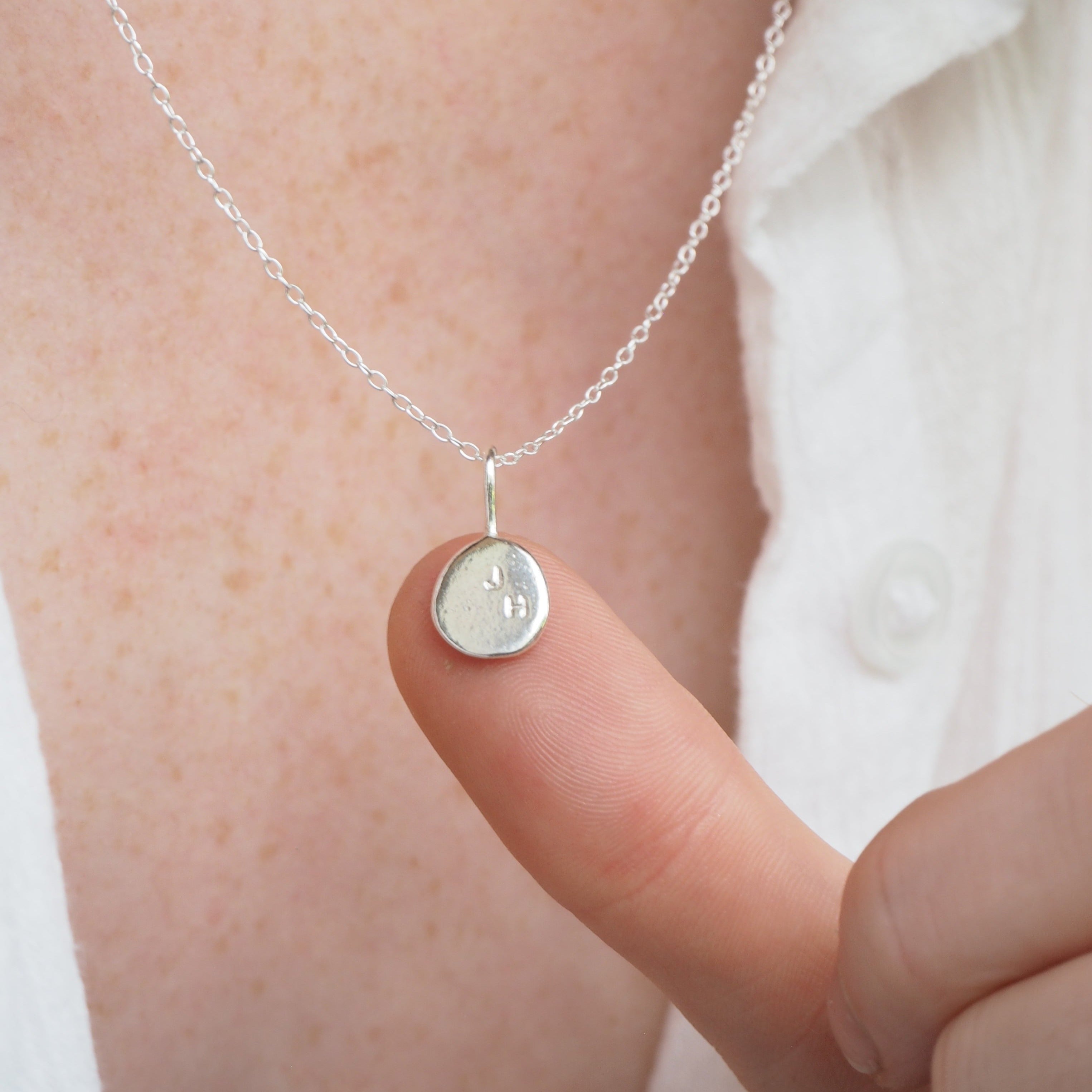 Molten Initial Necklace – Daint Jewellery